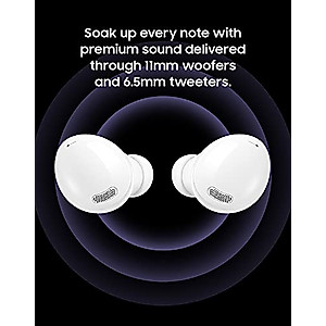SAMSUNG Galaxy Buds Pro True Wireless Bluetooth Earbuds w/ Noise Cancelling, Charging Case, Quality Sound, Water Resistant, Long Battery Life, Touch Control, US Version, White