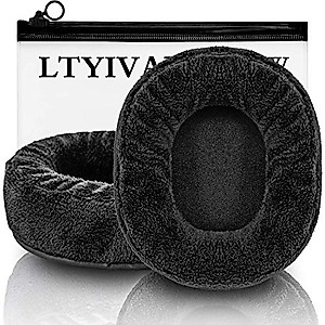 Replacement Ear Pads Compatible with ATH-M50x M50 M40, Arctis 7 Arctis Pro, ATH-WS1100iS, HD280 Pro, SRH 440, MDR-7506 V6 Headphone Memory Foam Earpads (Black Velvet)