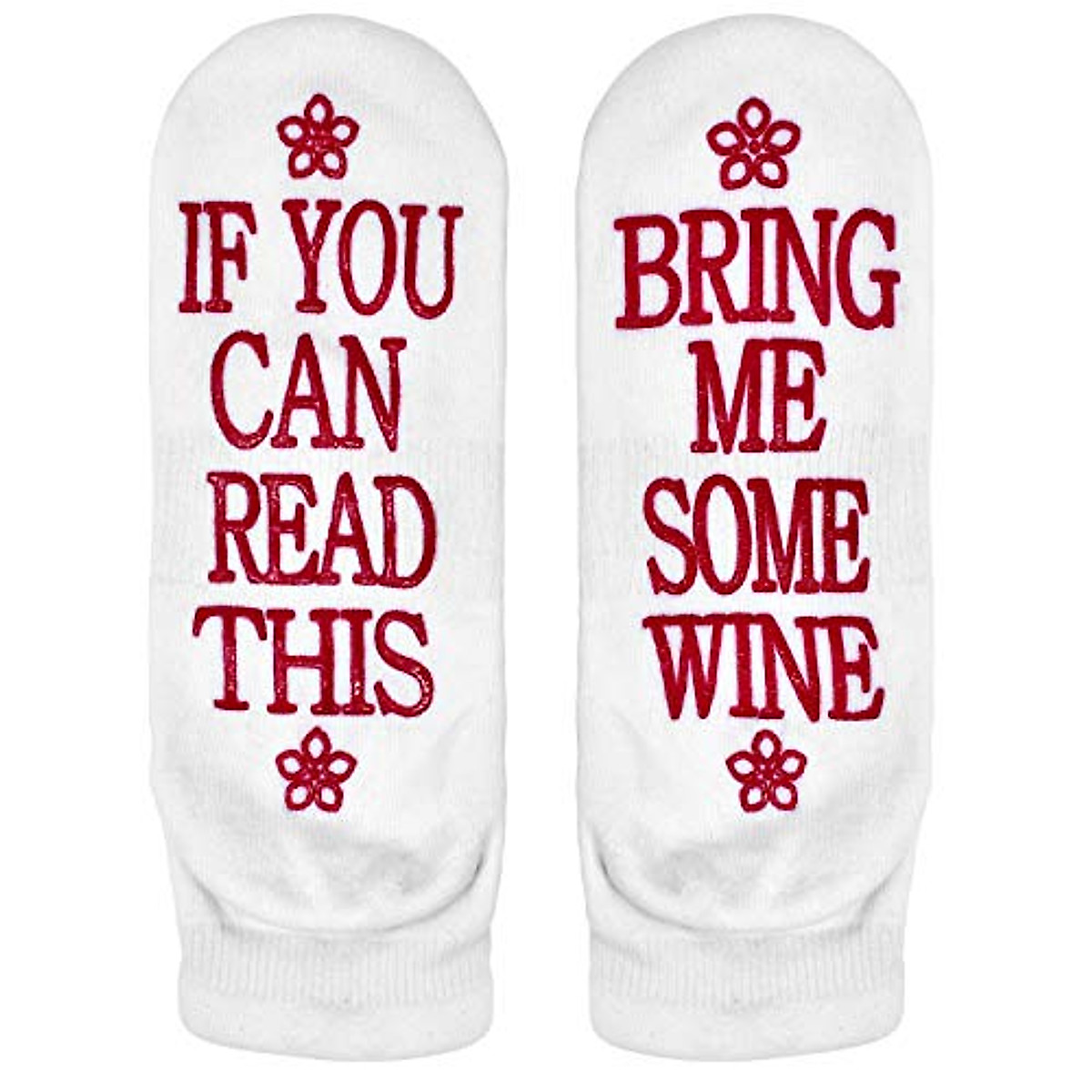 The ONLY GIFT WORTH GIVING Funny Wine Socks for Women - Wine Gifts for Women and Wine Accessories for Wine Lovers - Unique Wine Lovers Gifts for Women - Perfect Mother's Day Gifts Socks for Women