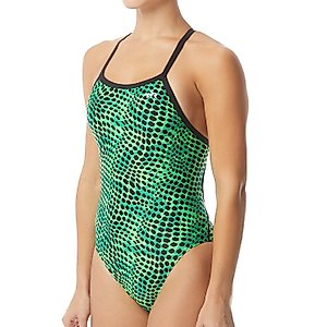 TYR DSWA7A31032 Swarm Diamondfit Swimsuit Green 32