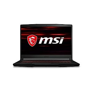 2022 MSI GF63 Thin 15.6 inch FHD Display Gaming Laptop - Intel i5-10300H 4 Cores Nvidia GTX 1650 Max-Q 4GB 16GB RAM DDR4 1TB M.2 SSD WiFi 6 Type-C RJ-45 Windows 11 Pro w/ 32GB USB Drive, Black