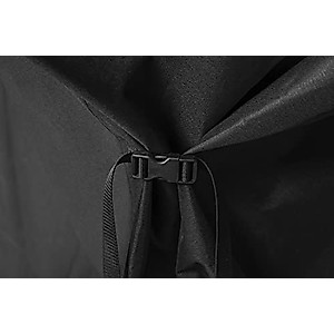 Blackstone 5483 Griddle Cover Fits 28 inches Griddle Cooking Station with Hood Water Resistant, Weather Resistant, Heavy Duty 600D Polyester Flat Top Gas Grill Cover with Cinch Straps 28" Black