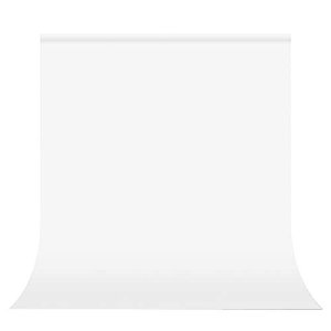 UTEBIT White Backdrop 10 x 10 ft Collapsible Polyester Photography Background Screen Cloth Sheet Seamless 3x3m for Photo Booth Photoshoot Portrait Headshot Video Studio Pictures