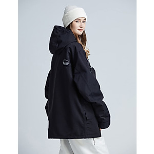 Womens Ski Jacket Waterproof Snow Jackets Winter Windproof Snowboard Jacket Coats with Hood