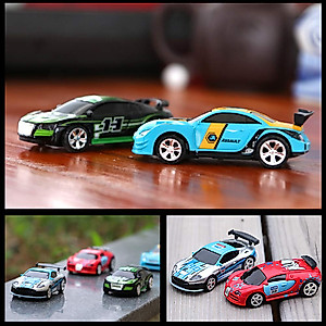 ZHFUYS Remote Control car, Gravity Sensor Control, Remote Control, Mobile Phone Control 3 Modes of RC Car, Creative Coke can Pocket Racing, 2.4G (Black)