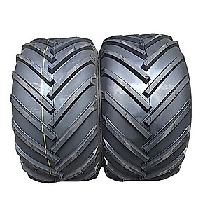 TRIBLE SIX set of 2 Tubeless 20x10.00-8 4PR Load Range B Turf Tires for Lawn Garden Mower 20-10-8 Turf Bias LRB For Garden Lawn Mower Tractor Golf Cart Tires 2010-8