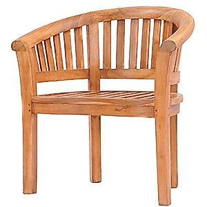 Teak Peanut Outdoor Patio Chair, Made from Solid A-Grade Teak Wood