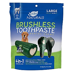 ARK NATURALS Breath-Less Brushless-Toothpaste - Chewable - Large Dogs - 18 oz