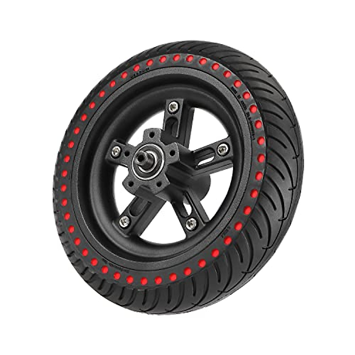 YBang Scooter Honeycomb Solid Tire 8 1/2 × 2 Rubber Tire 8.5 Inch Tubeless Tire for Xiaomi Mi 3/1S/M365/PRO/PRO2 for Gotrax Gxl V2/XR Electric Scooter (2 PCs, Red)