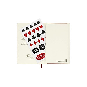 Moleskine Limited Edition Alice In Wonderland 12 Month 2023 Weekly Planner, Hard Cover, Pocket (3.5" x 5.5"), Rabbit