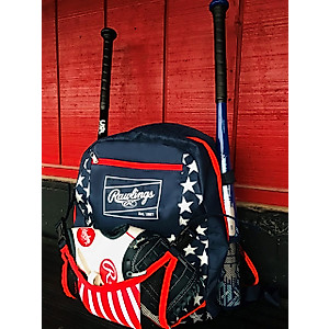 Rawlings | REMIX Backpack Equipment Bag | T-Ball & Youth Baseball / Softball | USA