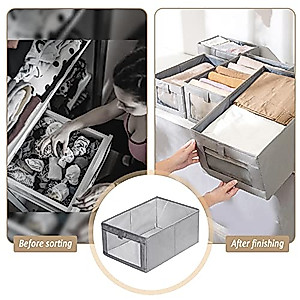 Foldable Cloth Storage Box Storage Clothes Compartment Storage Mesh Compartment Drawer Bag Trouser Box Box Housekeeping & Organizers Socks