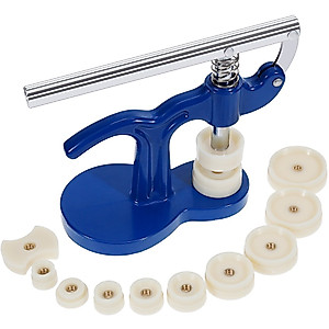 TEXNEWS Watch Repair Tool Kit Professional - Including Watch Press Kit, Watch Battery Replacement Kit, Larger Rubber Dust Blowers, Watch Band Link Pins with Carrying Case (406pcs)