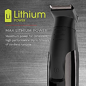 Remington PG6171 The Crafter - Beard Boss Style and Detail Kit, Beard Trimmer, Grooming Set, Platinum, 11 Pieces