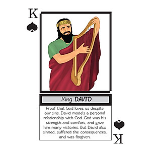 Kulture Games Playing Cards: Bible Legends - Diverse Bible Characters, Stories & Encouraging Bible Verses - Trivia Card Game - Christian Cards for Family Game Night - Christian Gifts