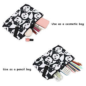 Fuyicat Panda Mesh Backpack for Women Girls, Semi-Transparent School Bag Bookbag See Through Beach Bags for Kids Adults