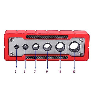 BELOWSYALER Hole Jig,2mm-13mm Pocket Hole Jig Woodworking Drilling Locator Wood Dowelling Self Centering Drill Guide Kit Hole Puncher