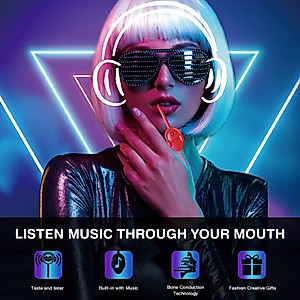 Music Lollipop Suckers,AMOS Audio Lollipop Sugar Free, Singing Lollipop Individually Wrapped, Novelty Gift for Mothers Day (Strawberry, Pack of 1)