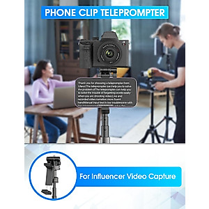 ULANZI MT-63 Mini Phone Tripod, 57" Portable Foldable Aluminum Alloy Extendable Camera Tripod with 2 in 1 Phone Clip, 360° Ball Head Travel Lightweight Tripod for iPhone DSLR Camera Max Load 5KG/11LBS