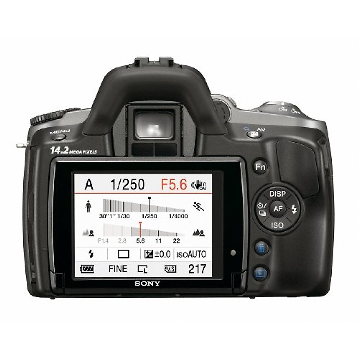 Sony Alpha A380L 14.2 MP Digital SLR Camera with Super SteadyShot INSIDE Image Stabilization and 18-55mm Lens