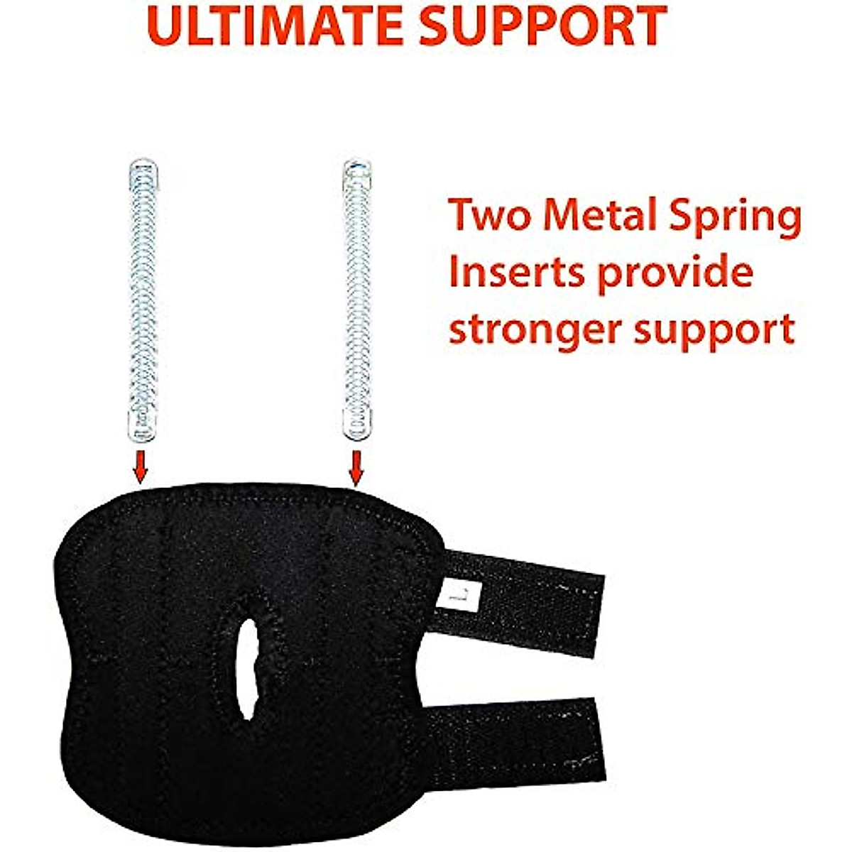 NeoAlly Super Supportive Dog Braces for Rear Leg and Hock Joint with Dual Metal Spring Strips Stabilize Canine hind Legs from Wound, Injury, Sprains, Arthritis (XL Pair)