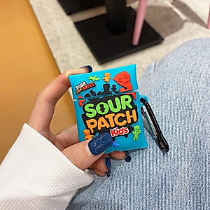 Airpod 3 Case, 2021 with Keychain Cute Cartoon Candy Design Shockproof Skin Protection Accessories Airpod 3rd Silicone Cover. (Candy-Blue)