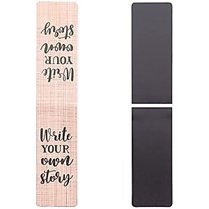 36-Pack Inspirational Magnetic Bookmarks for Women with Motivational Quotes, Bulk Magnet Page Clips for Students, Teachers, Office, Reading, 6 Designs (2.5x1 in)