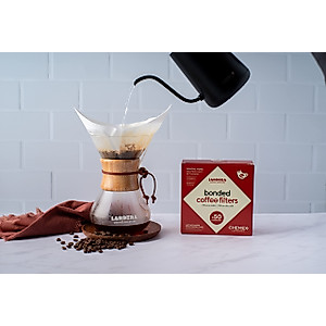 Chemex-Compatible Bonded Coffee Filters for Chemex Coffee Maker (100 filters)