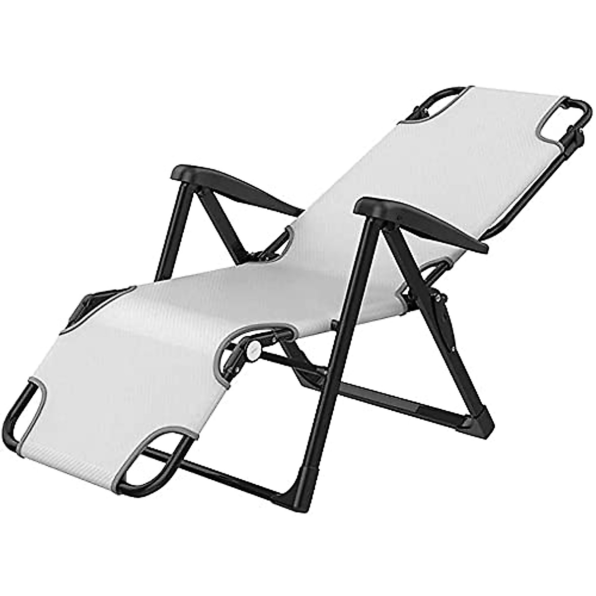 ガードレール Recliners Folding Sunloungers Heavy Duty Garden Chair Reclining Portable Sun Lounger Deck Chairs Zero Gravity