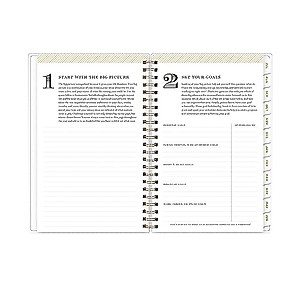 2023-2024 Day Designer Swiss Dot Blush Frosted Polypropylene Weekly/Monthly Academic Planning Calendar, 5" x 8", July 2023 to June 2024, 142497