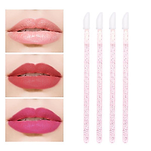 300 PCS Eyelash Extension Supplies Kit, Disposable Micro Swab Brush, Eyebrow Spoolie, Lip Brush, Mascara Wand Applicator (Pink Sets)