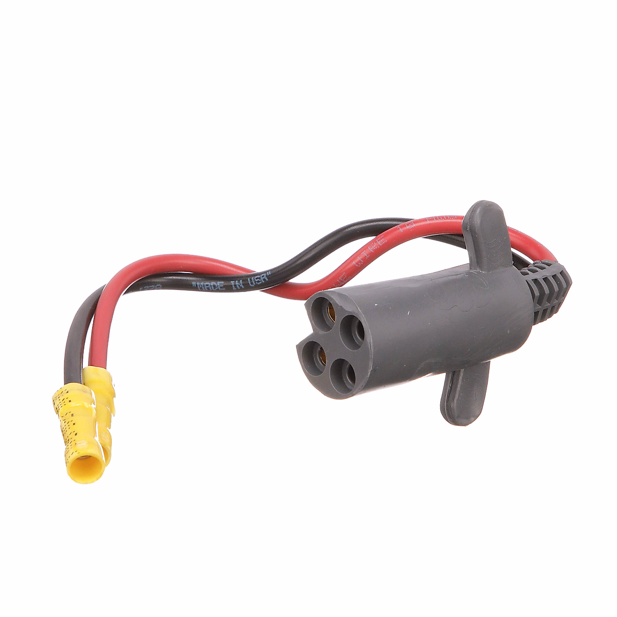 Attwood 8M4000953 Trolling Motor Power Plug, 2-Prong, Connects With 12-Volt, 24-Volt or 36-Volt Motors