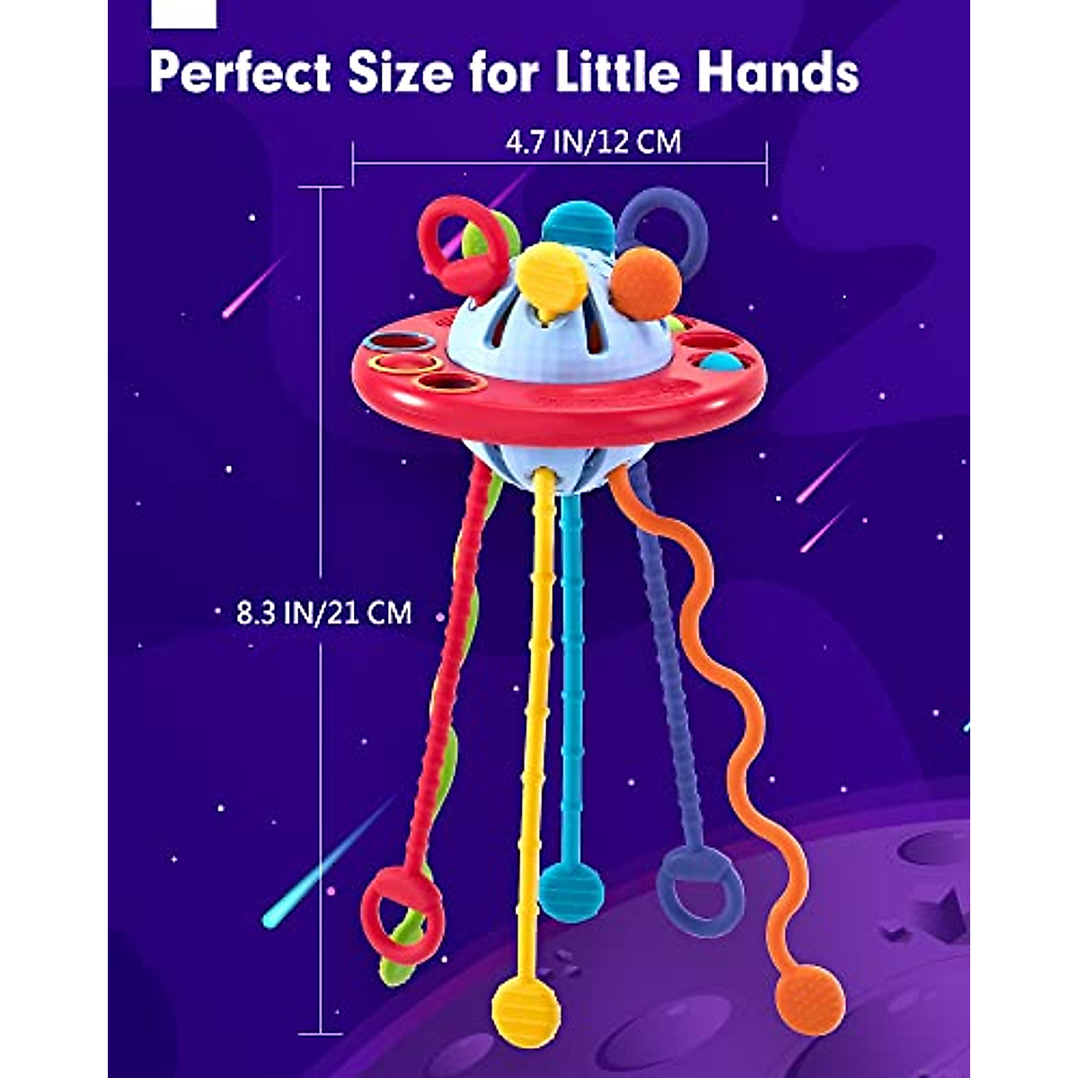 Montessori Toys for 1 Year Old Boy Gifts - Baby Toys 12-18 Months Silicone Pull String Toys for 1 Year Old Girl Gifts Travel Toys Sensory Toys for Toddlers 1-3 1st One Year Old Boy Birthday Girl Gifts