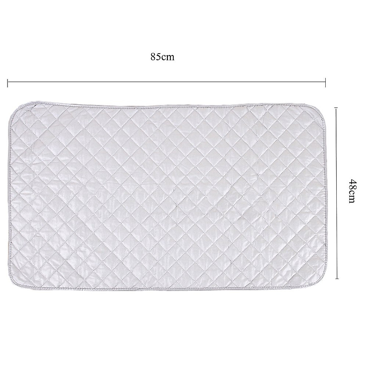 Kaxich Foldable Magnetic Ironing Mat Washer Dryer Heat-Resistant Ironing Pad Blanket Thick Portable Ironing Board Cover for Table, Travel and Flat Surface 33"X 19"