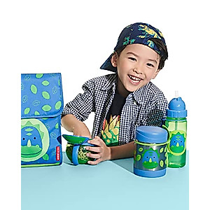 Skip Hop Toddler Sippy Cup with Straw, Zoo Straw Bottle 13 oz, Dino