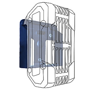 StealthMounts 18V Bosch Battery Holder - 6 Pack | Bosch Battery Mount | Bosch Battery Storage | Bosch 18v Battery Holder | Bosch Battery Holder Wall Mount | Bosch 18V Battery Holder | Made in UK