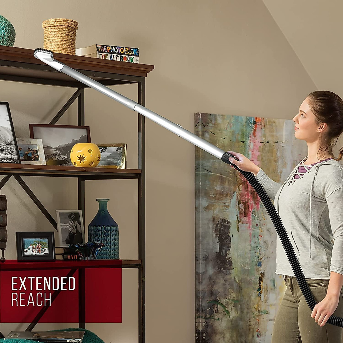 Dirt Devil Endura Lite Bagless Vacuum Cleaner, Small Upright for Carpet and Hard Floor, Lightweight, UD20121PC, Red