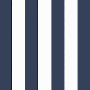 Arden Selections Modern Outdoor Seat Cushion 20 x 20, Sapphire Blue Cabana Stripe