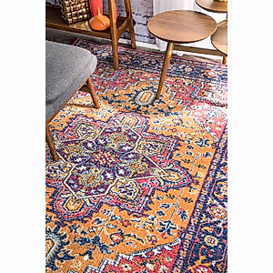 nuLOOM Persian Vonda Accent Rug, 2' x 3', Orange