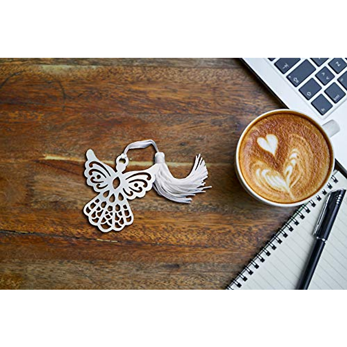 FASHIONCRAFT 6515 Book Lovers Collection Angel Bookmark Favors, Angel Favors, Set of 6