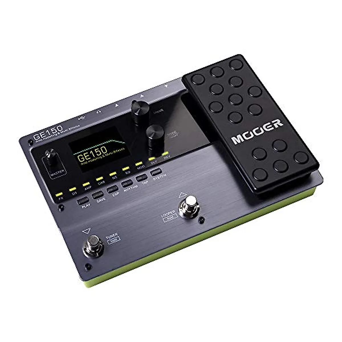 MOOER GE150 Electric Guitar Amp Modelling Multi Effects Pedal Portable Multi Effects Processor with Expression & IR Loading for Live show, Live Streaming, Home Studio, Guitar Practice