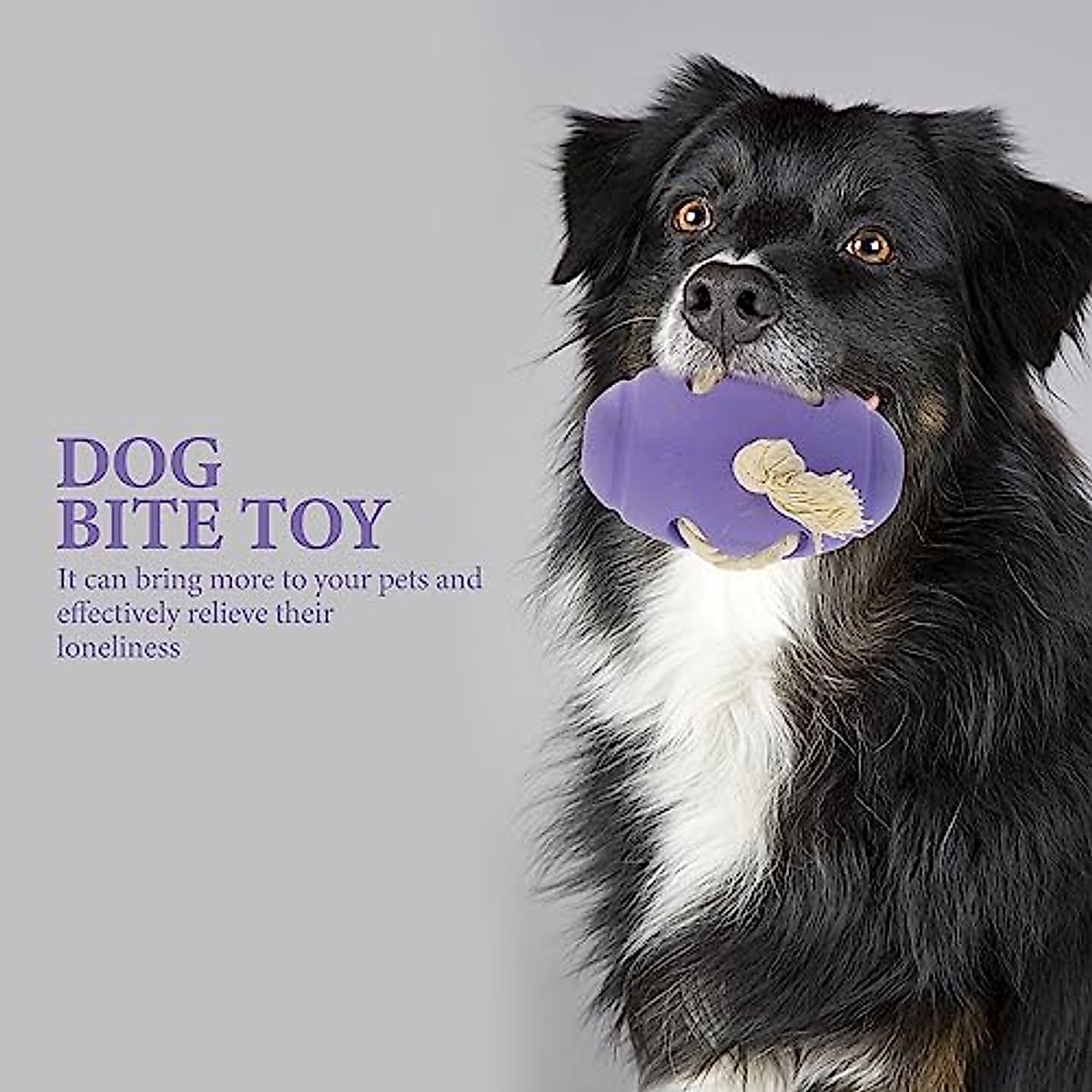 Yustery Dog Rugby Balls Toy Puppy Chewing Toy Home Dog Bite Toy Rugby Design Pet Toy