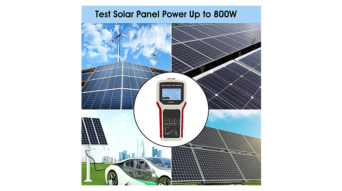 Solar Panel Power Meter 800W — Accurate PV Testing & MPPT Monitoring