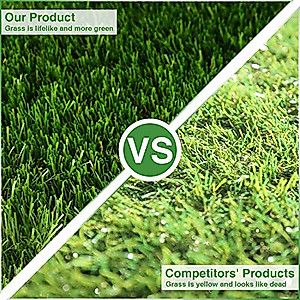 Artificial Grass Turf Customized Sizes, Artificial Lawn for Dogs, 20MM Thick Faux Grass, Synthetic Outdoor Indoor Rug Area 2FTX18FT(36 Square FT)