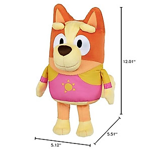 Bluey, Talking Beach Bingo. 13" Talking Plush Toy with 9 Phrases Bases Around The Episode Beach Theme Song