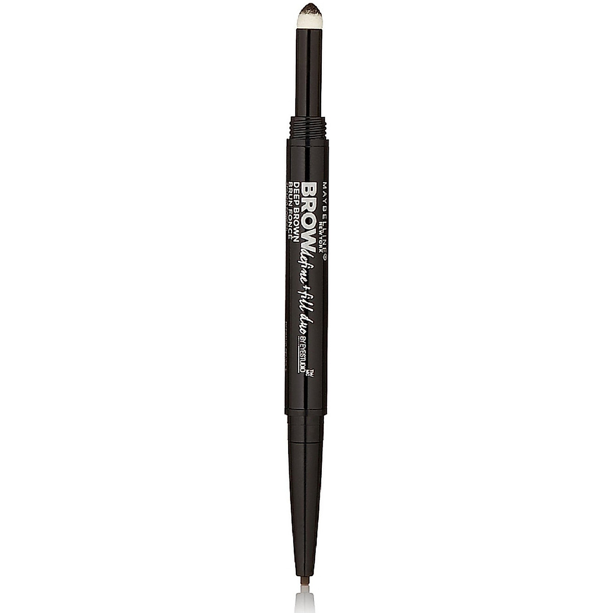 Maybelline Brow Define and Fill Duo 2-in-1 Defining Pencil with Filling Powder, Deep Brown, 0.021 Ounce