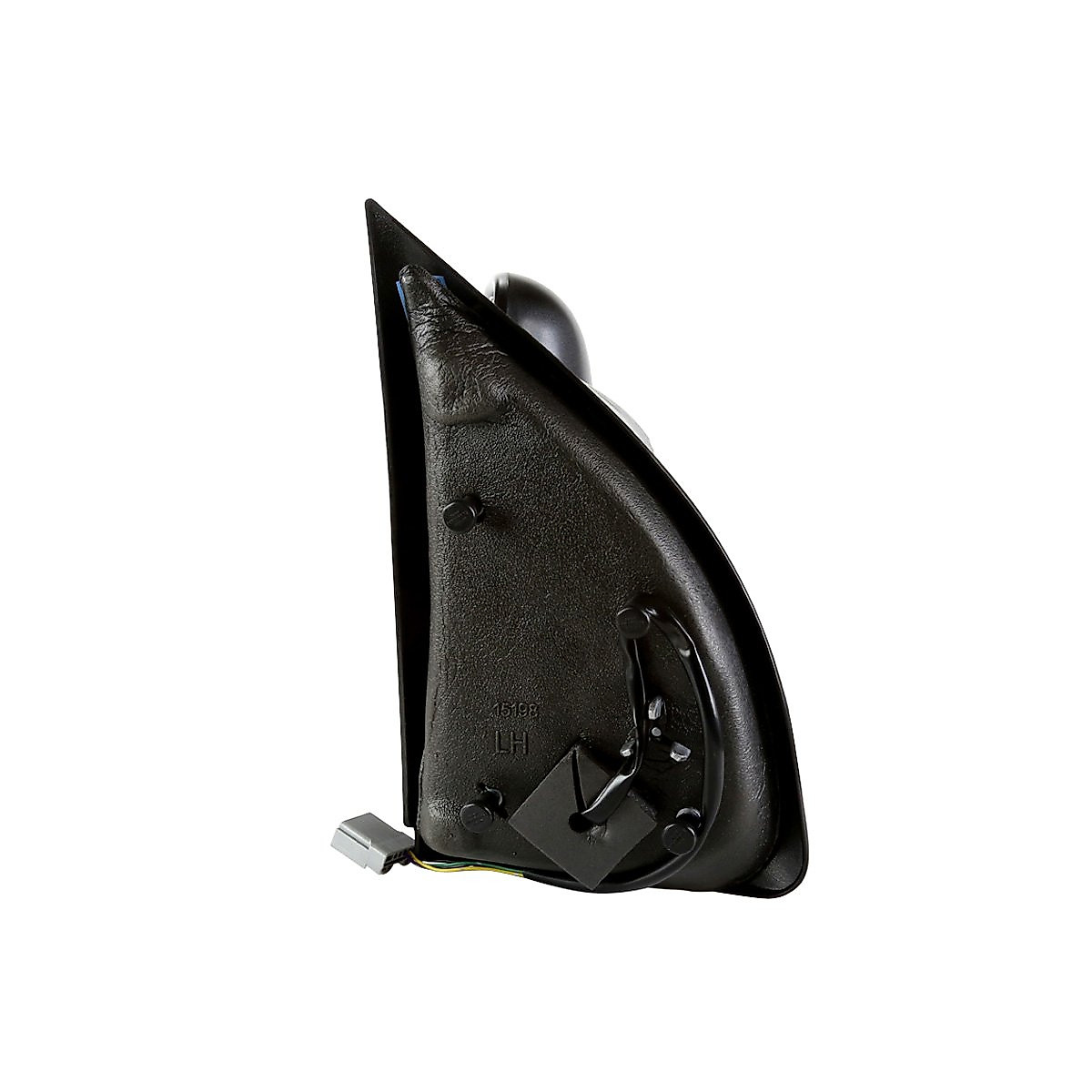 AutoShack Driver Towing Mirror Power Black Textured Non-Heated Manual Folding Replacement for 1999-2007 Ford F-250 Super Duty F-350 Super Duty 2000-2005 Excursion 5.4L 6.0L 6.8L 4WD RWD KAPFO1320227