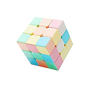 CuberSpeed Moyu MoFang JiaoShi Macaron Meilong 3x3 stickerless Magic Cube MFJS MEILONG 3x3x3 Cubing Classroom Meilong 3x3 Macaron Speed Cube