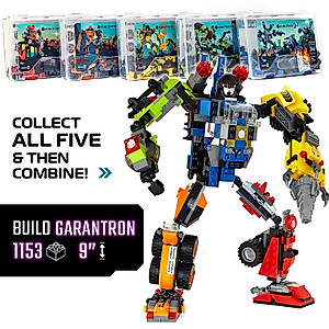 JITTERYGIT Mech Building Robot Glow in The Dark Action Figure Toy Set, Cool Space Super Hero Christmas Birthday Gift, Best Xmas Holiday Present Bricks for Boys, Girls, Teen 6 7 8 9 10 Year Old