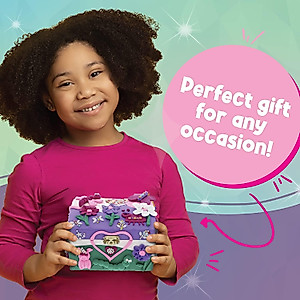 PURPLE LADYBUG Design Your Own Jewelry Box Craft Kit - DIY Jewelry Box for Girls 8-12, & Fun Girls Arts & Crafts Age 6-8 & Up - Great Birthday & Valentines Easter Gifts for Girls 8-10 Years Old